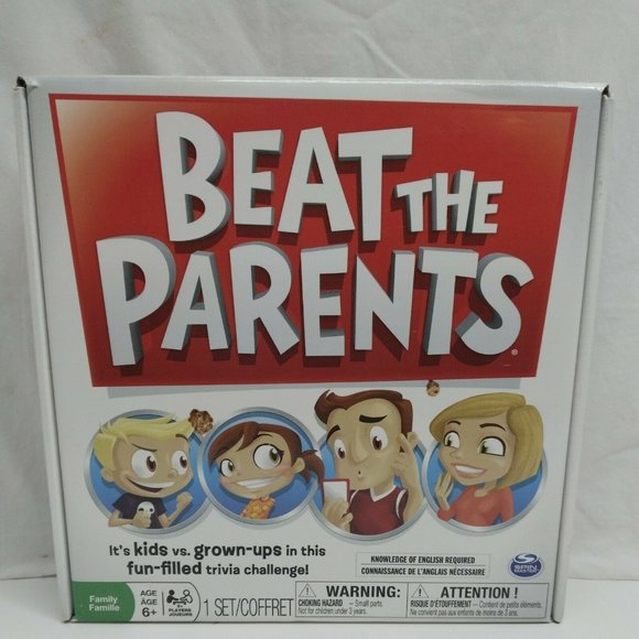 Toys | Beat The Parents Board Game Kids Vs Parents Family Trivia Game ...
